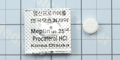 메프친 정 [25mcg] ( Meptin tab [25mcg]) | 의약품정보 | 의료정보 | 건강정보 | 서울아산병원